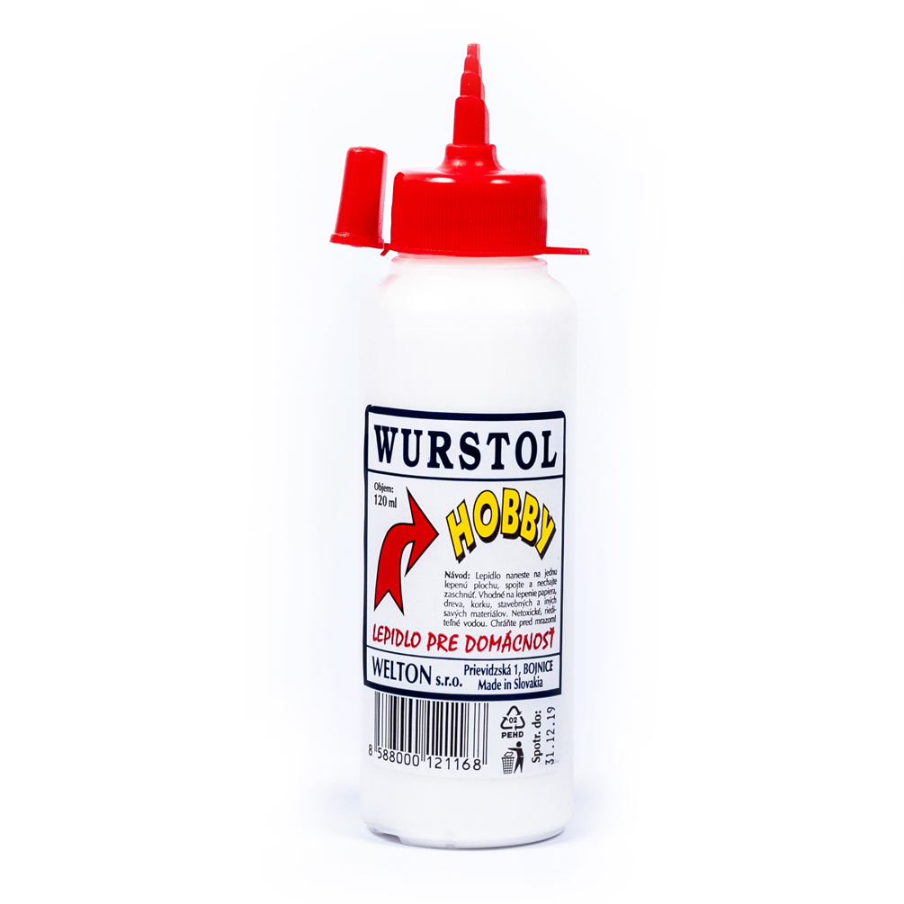 Daffer.sk - Tekuté lepidlo Wurstol Hobby, 120ml