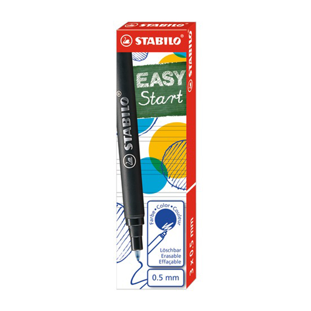 Daffer.sk - Náplň do pera STABILO EASYoriginal 3ks, 0,5mm modrá