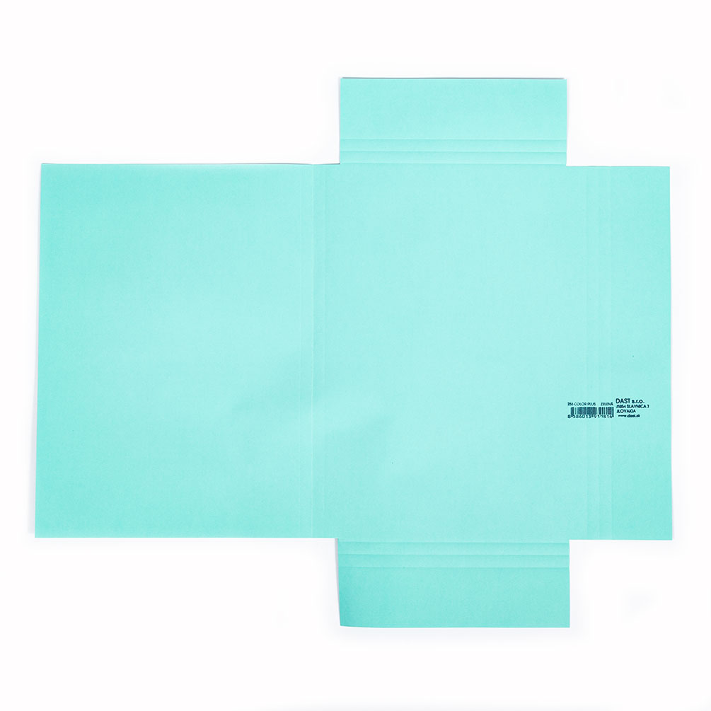 Daffer.sk - Odkladacia mapa Eco-Color Plus 3 chlopne, pastelová zelená