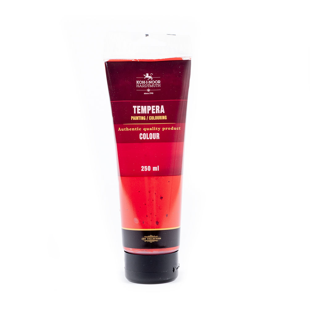 Daffer.sk - Temperová farba 250ml, rumelka červená