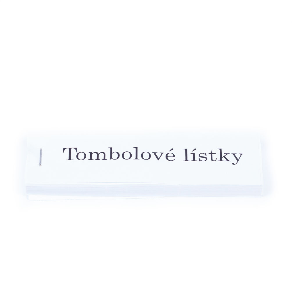 Daffer.sk - Tombolové lístky, biele