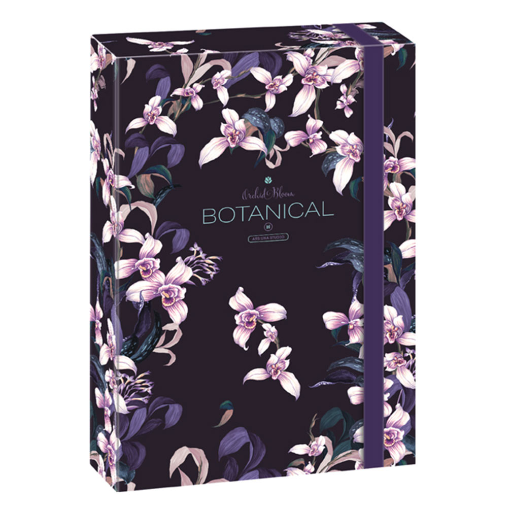 Daffer.sk - Školské dosky A4 BOX Botanic Orchid