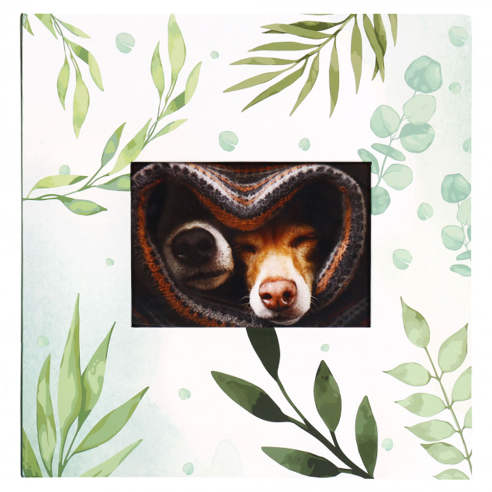 Daffer.sk - Fotoalbum 24x25cm Listy zelené, 50 strán