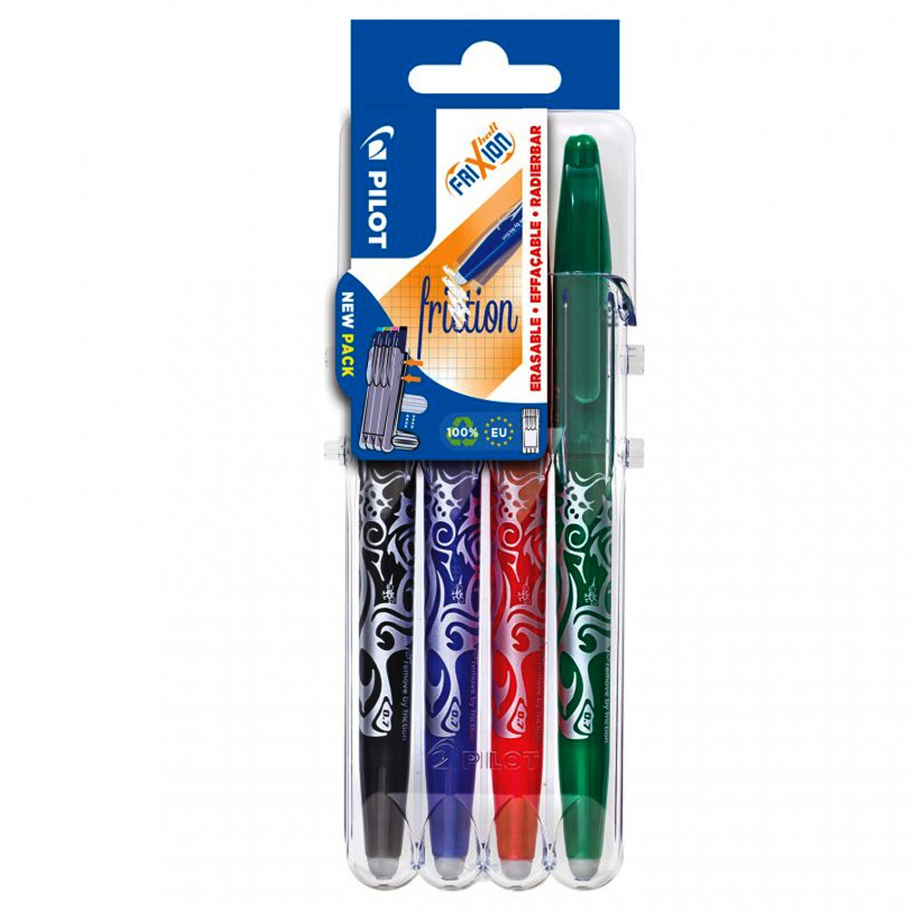 Daffer.sk - Pero gumovacie PILOT Frixion Basic colors 0,7mm, sada 4ks