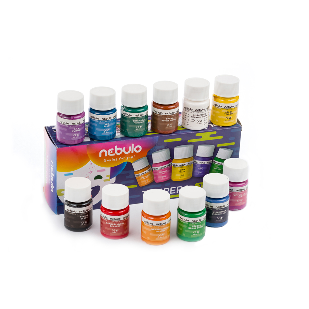 Daffer.sk - Temperové farby v kelímku 12x25ml Nebulo