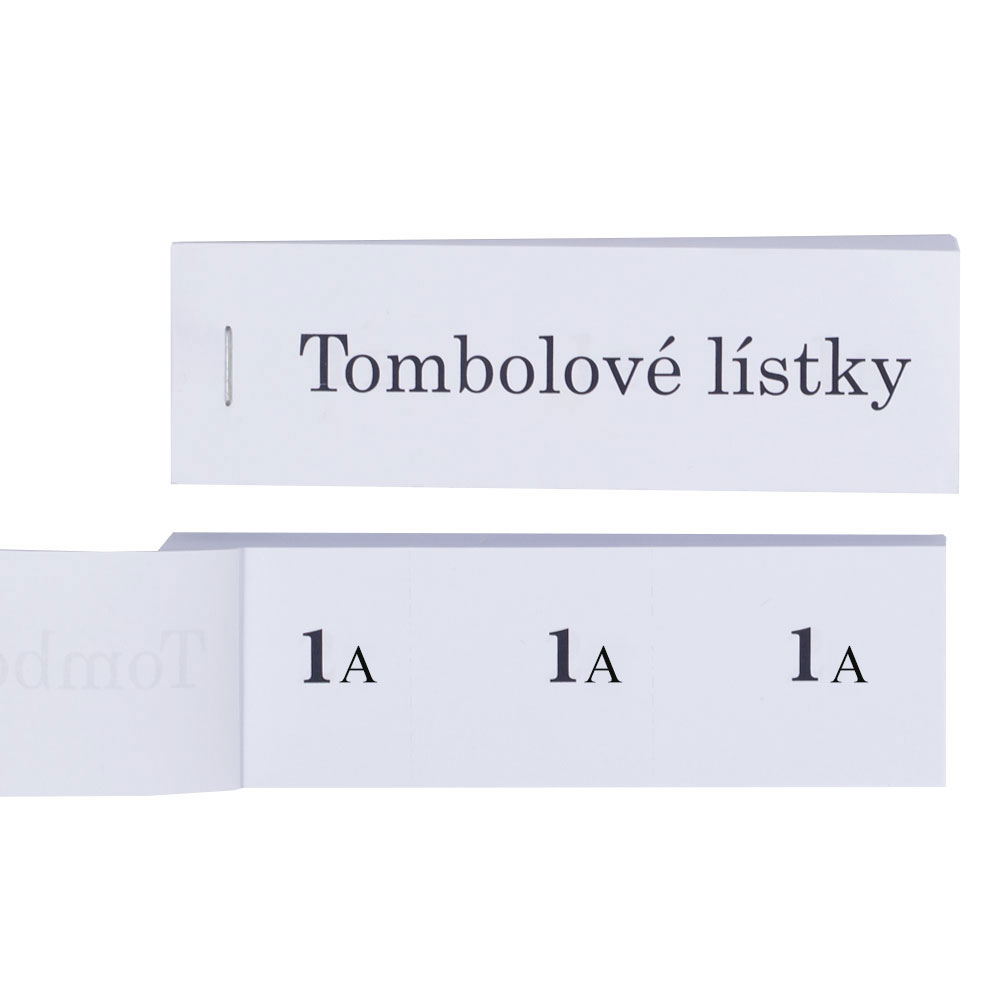 Daffer.sk - Tombolové lístky biele A