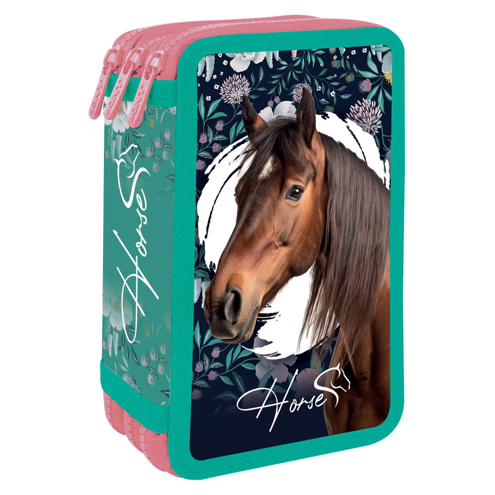 Daffer.sk - Peračník 3-poschodový Kôň a biele kvety