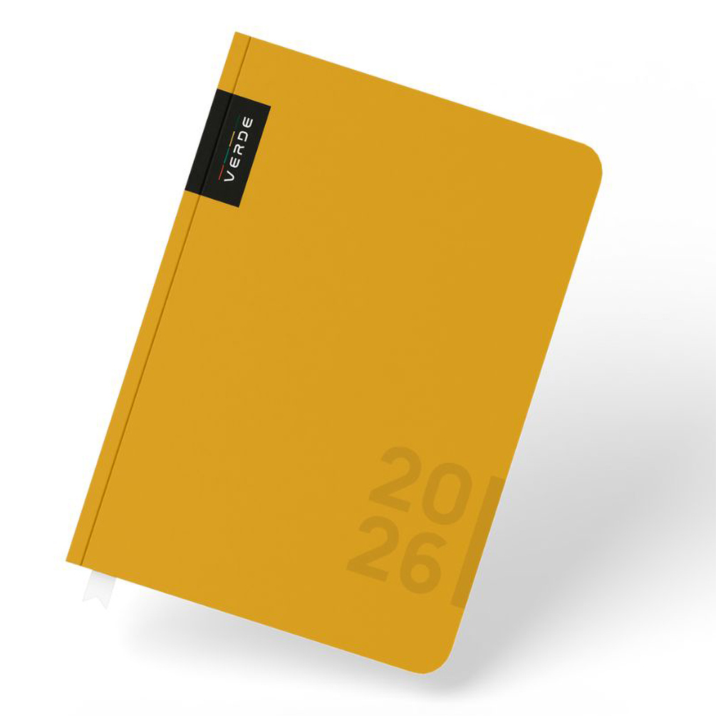 Daffer.sk - Diár týždenný 2026, Verde horčicový A5