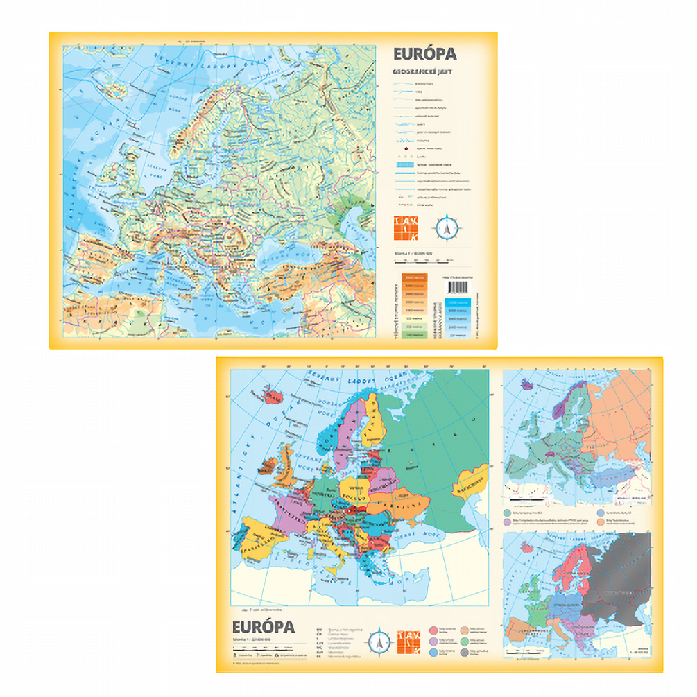 Daffer.sk - Mapa Európy A3